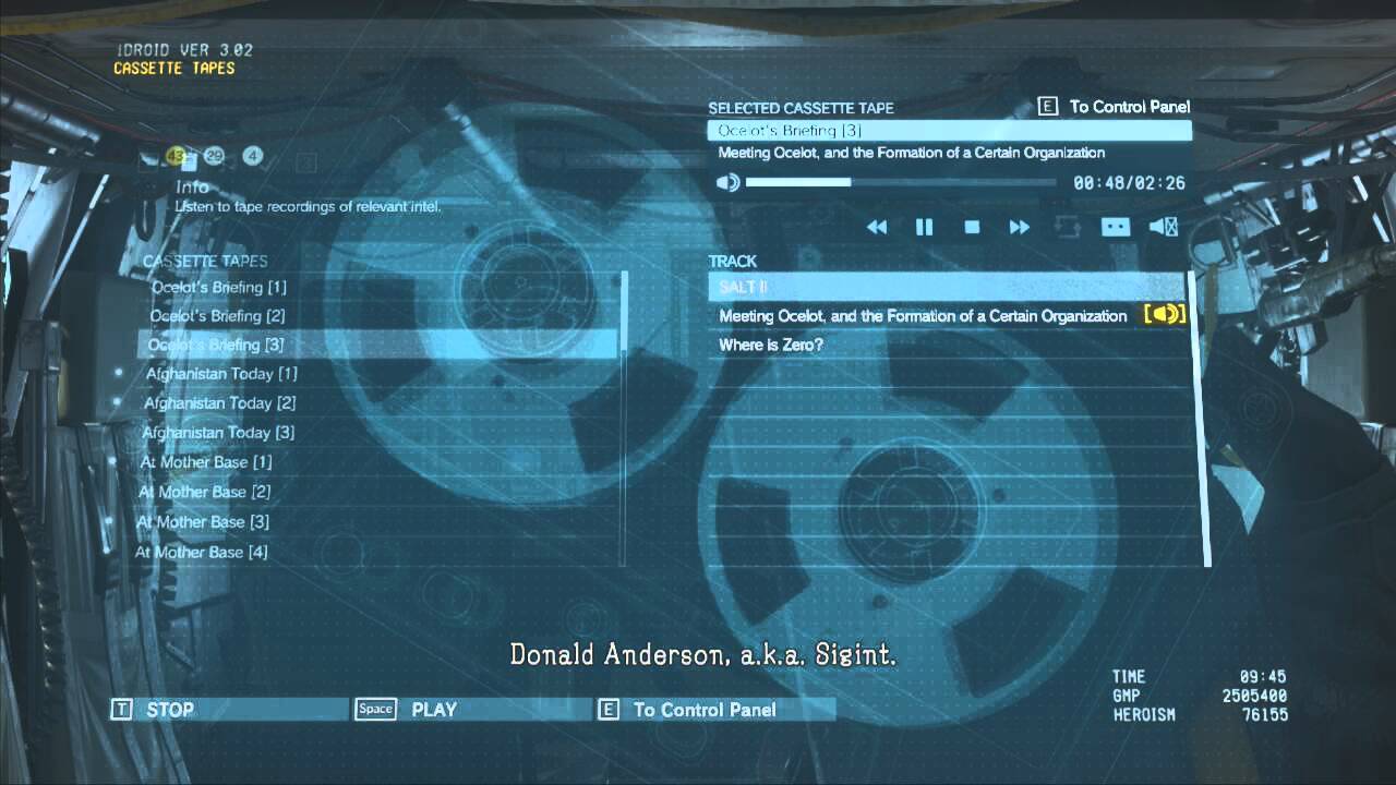 【MGSV:TPP】Metal Gear Solid 5 Cassette Tapes Pt.2. Ocelot's Briefing [2 ...