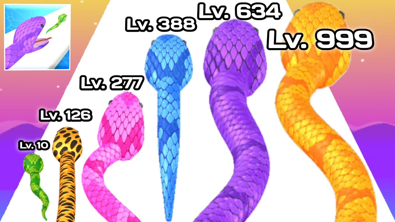 SNAKE RUN RACE - Color Math Games (New Update! All Snake) Android,iOS ...