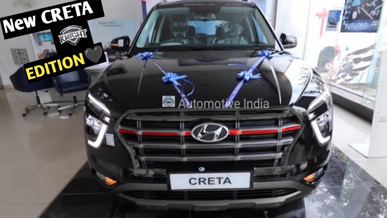 [New] 2022 Creta Knight Edition Leaked|Creta Knight Edition-Panaromic ...