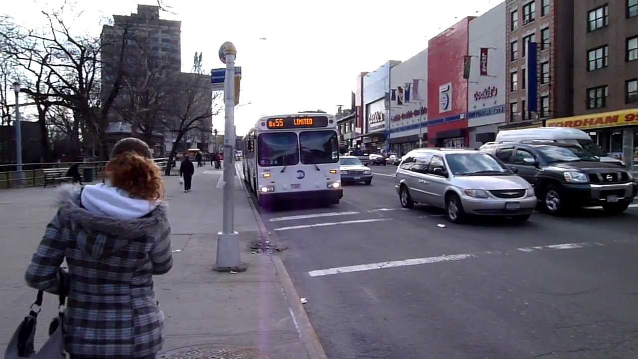 400th Video Upload! MTA NYCT Bus New Flyer D60HF #5693 on the Bx55 on ...