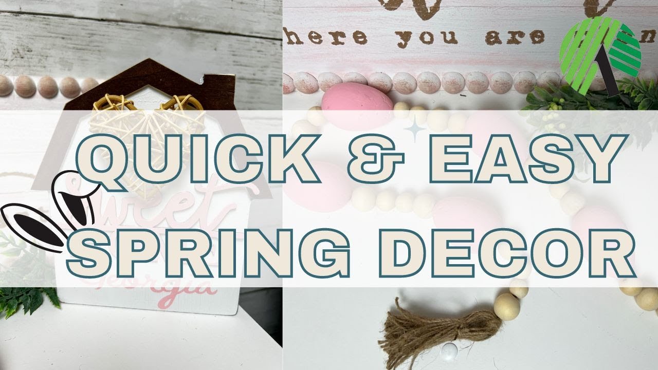 QUICK & EASY SPRING CRAFTS! - YouTube