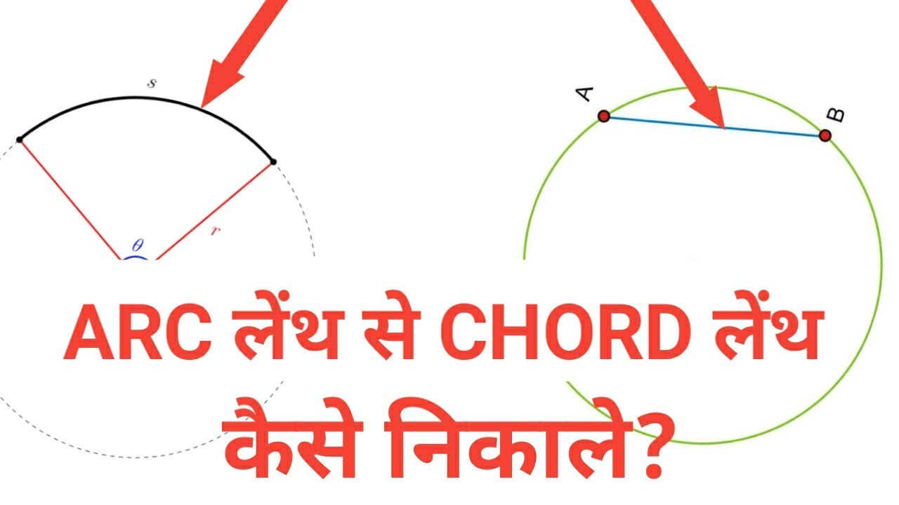 arc length to cord length - YouTube