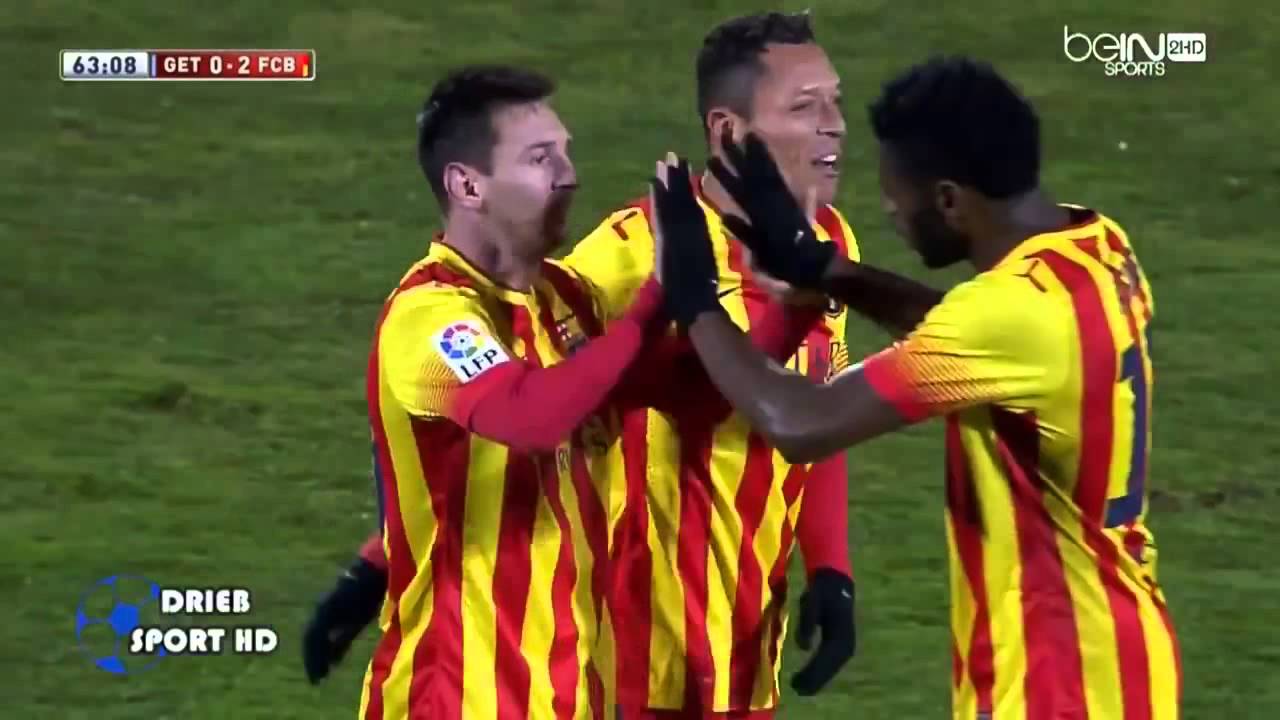 Leo Messi Amazing Goal vs Getafe 1612014 HD - YouTube