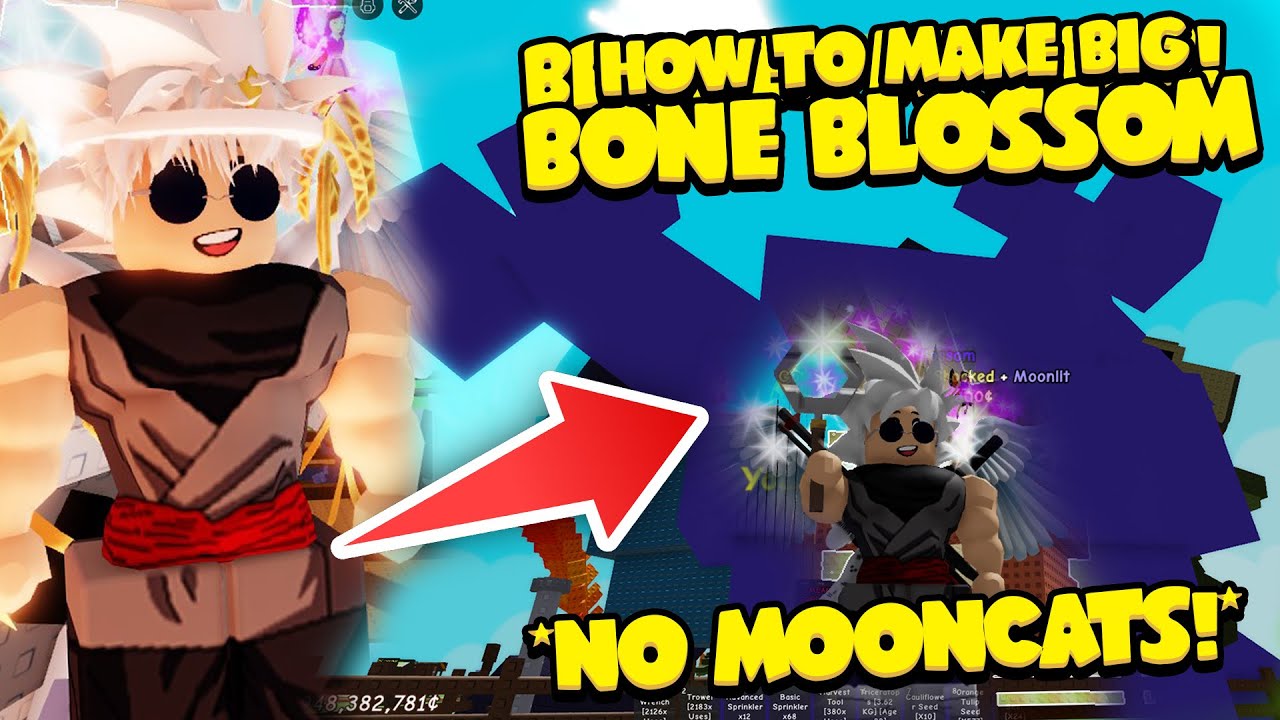 NEW BROKEN BONE BLOSSOM METHOD NO MOON CATS REQUIRED To Get RICH! | Grow A Garden - YouTube