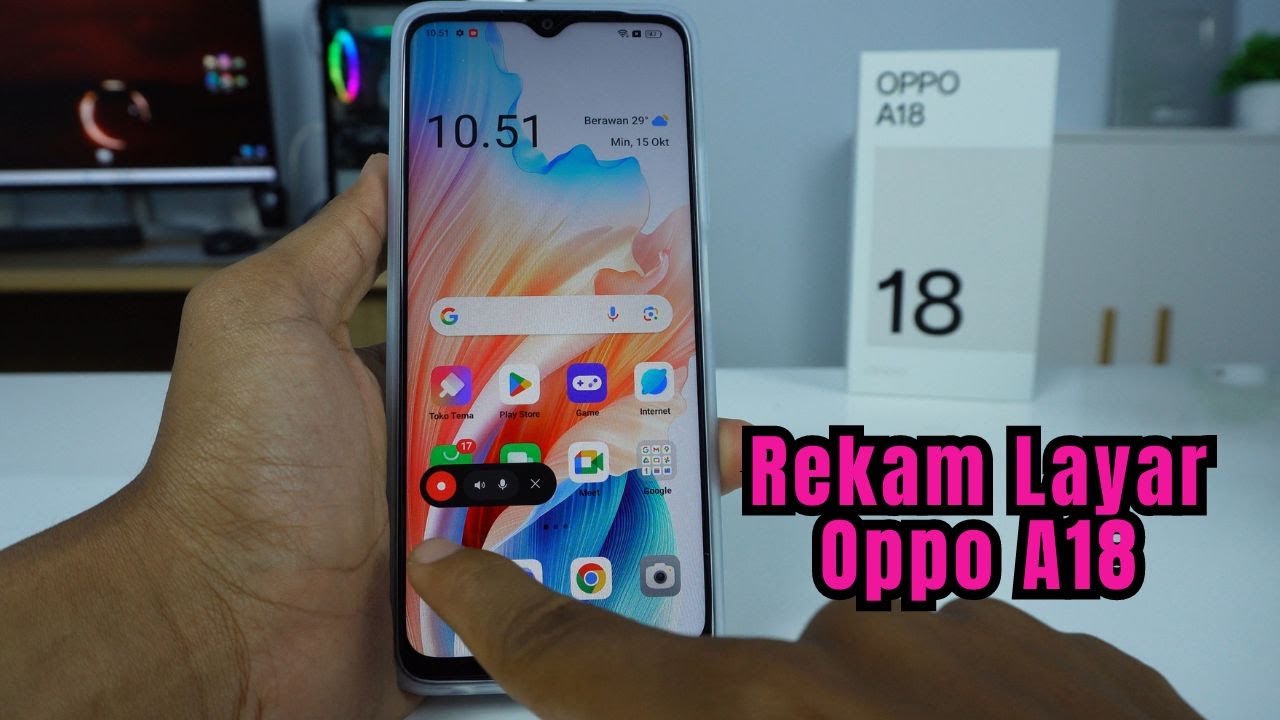 Cara Merekam Layar Oppo A18 - YouTube