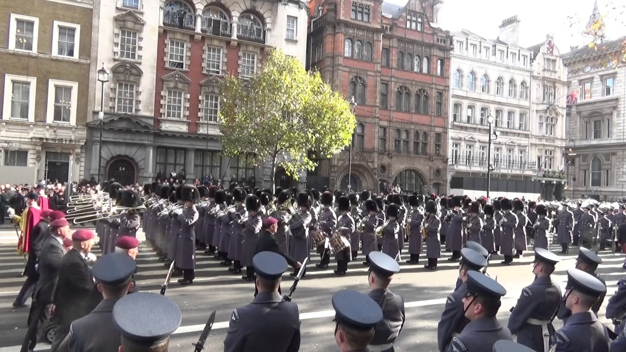 Remembrance Sunday 2016, March Past - YouTube