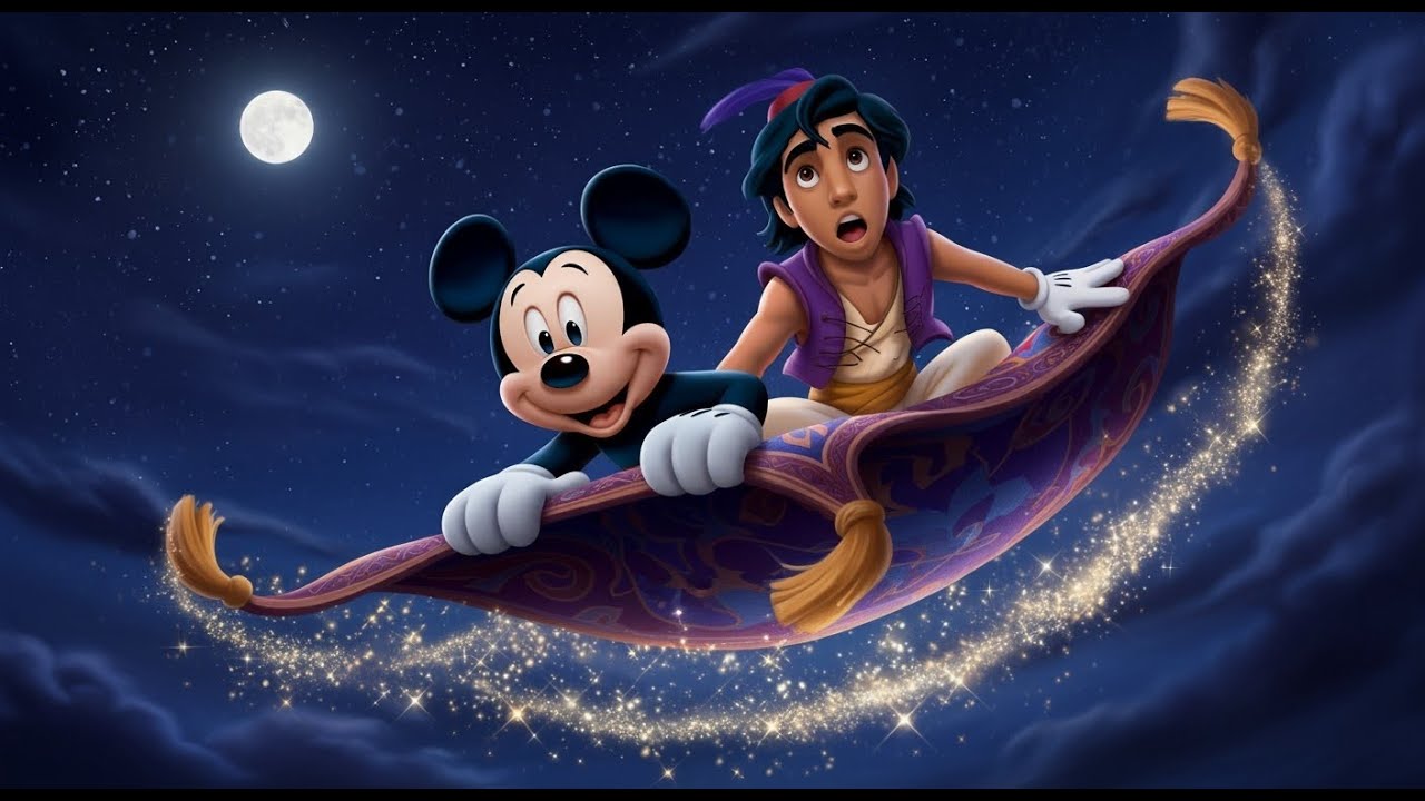 Desert Adventures Mickey and Aladdin's Bond - YouTube