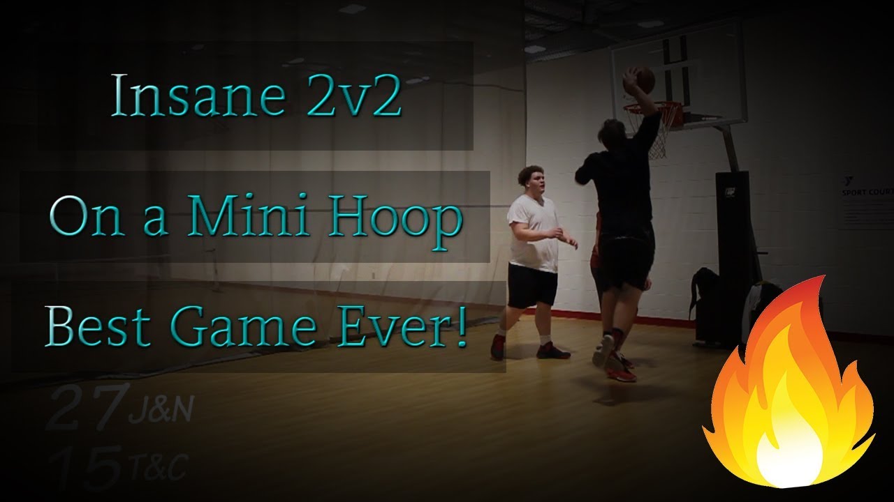 MOST INSANE 2V2 ON A MINI HOOP | BEST GAME EVER! - YouTube
