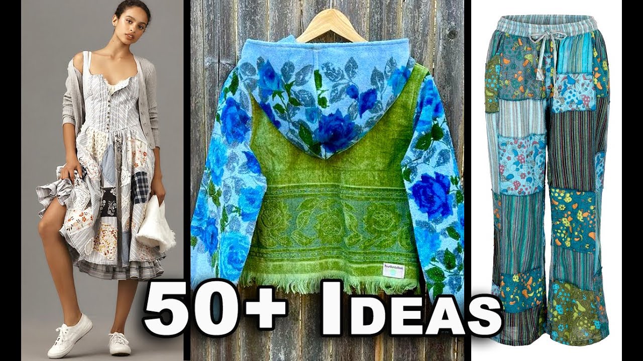 50+ Ideas to Upcycle Clothes for a New Wardrobe - YouTube