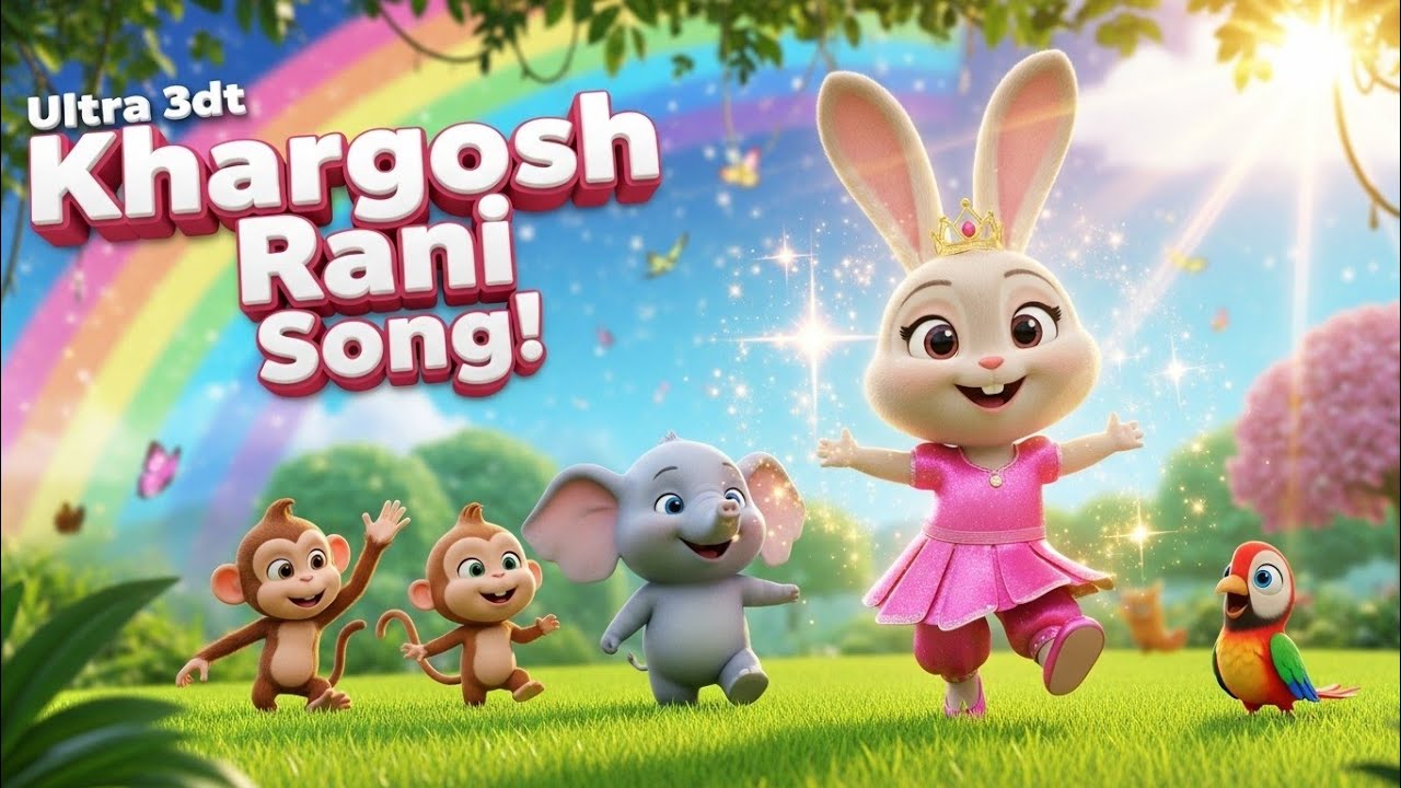 🐰 खरगोश रानी | Jungle ABC Song | Cute Rabbit Princess Rhyme for Kids ...