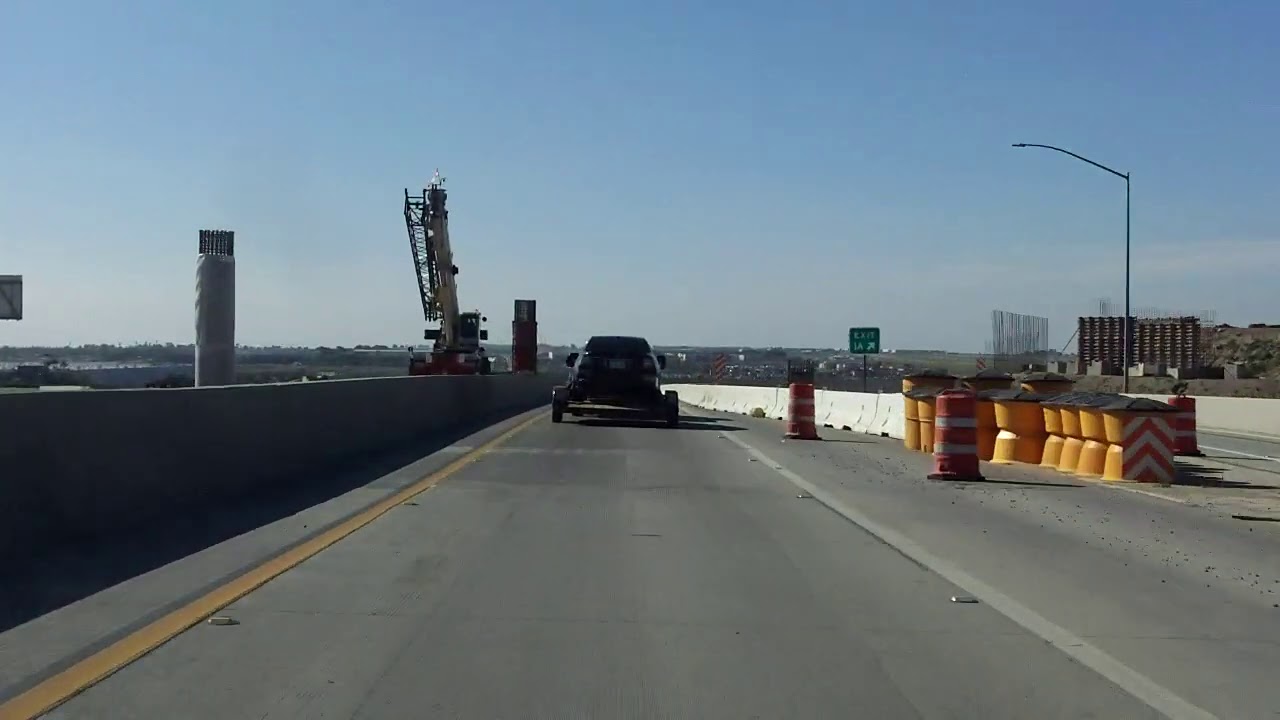 Otay Mesa Freeway Extension (CA 11) westbound - YouTube