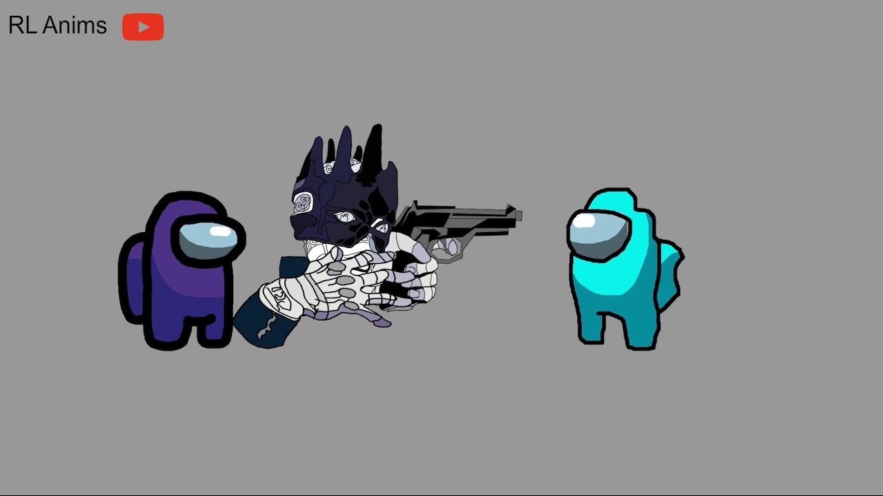 Among Us White Snake Kill Animation (jojo) - YouTube