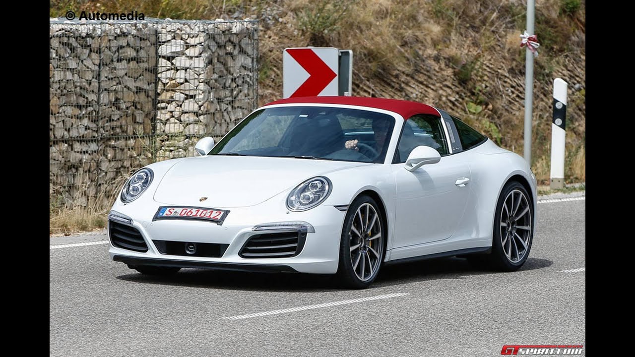Porsche 911 Facelift Spy Shots Coupe, Cabrio, Targa and Turbo - YouTube