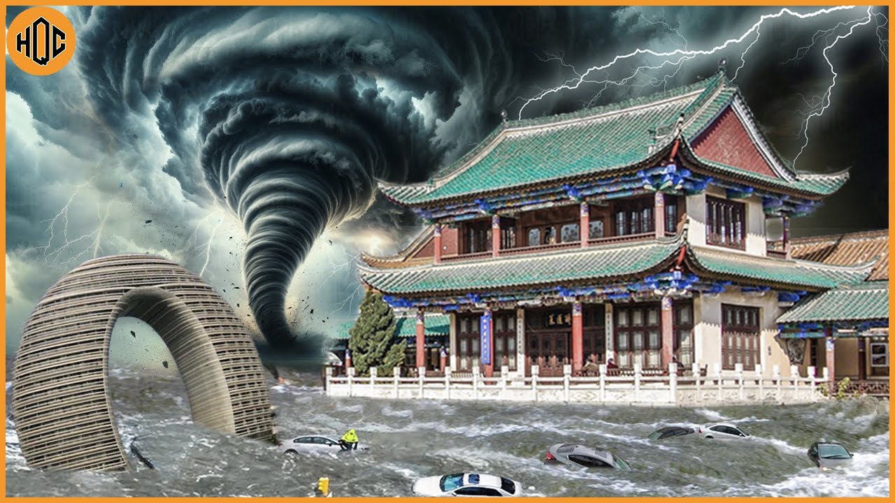 Worst Natural Disasters in China Caught On Camera | Floods / Flash ...