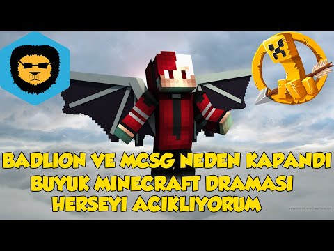 BADLION VE MCSG NEDEN KAPANDI ? BÜYÜK MINECRAFT DRAMASI