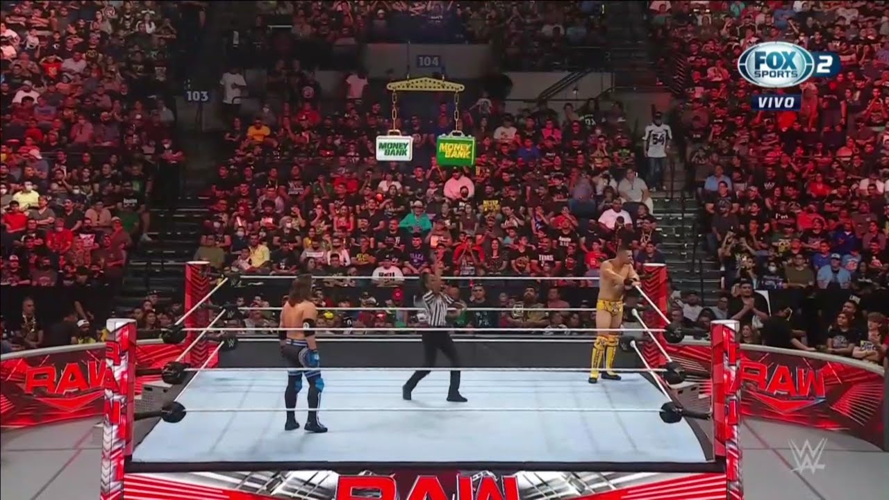 AJ Styles Vs The Miz - WWE Raw 27/06/2022 (En Español) - YouTube