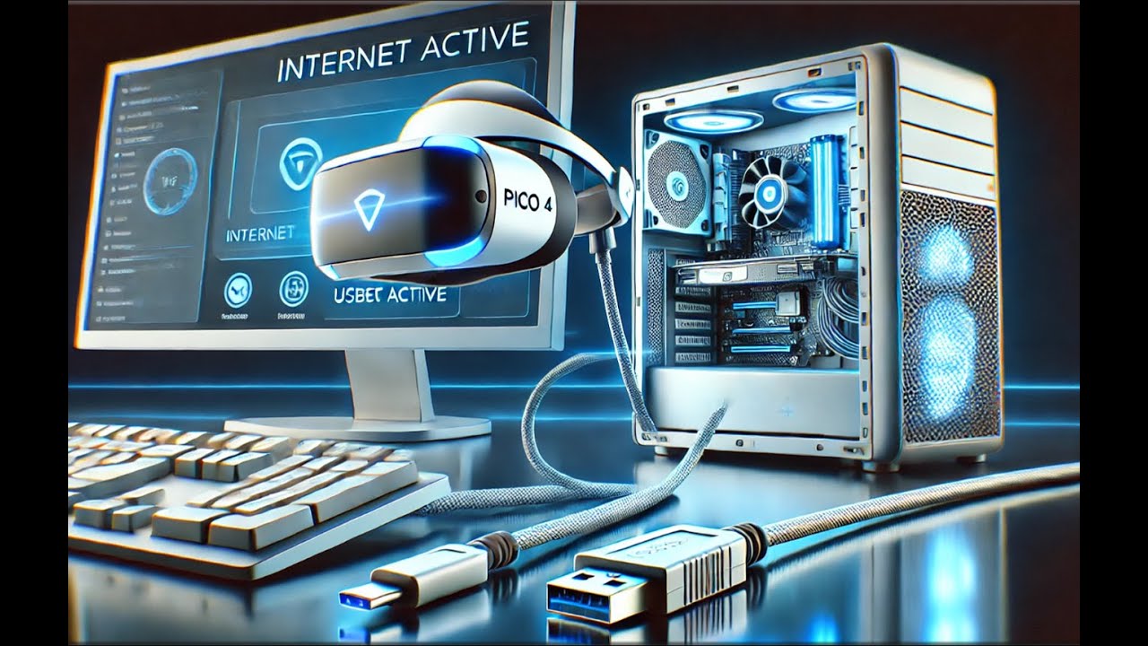 VR Reversed Tether - Enabling Best Visual & Network Possible Tutorial Pico 4 - YouTube