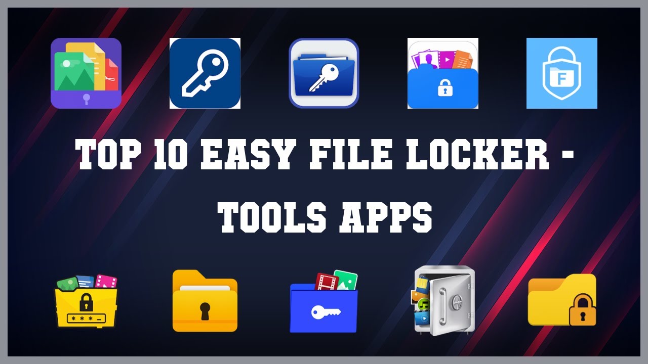 Top 10 Easy File Locker Android Apps - YouTube