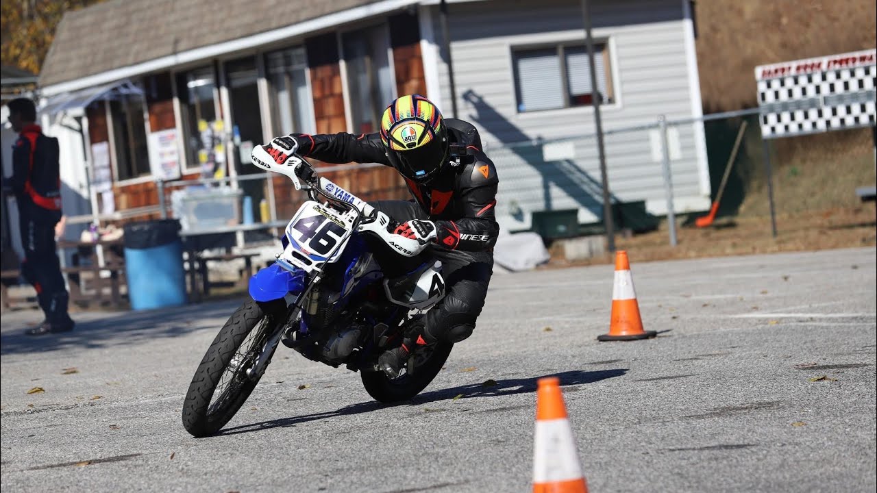 Sandy Hook Speedway - Mini Moto track day on board the Yamaha TTR125 ...