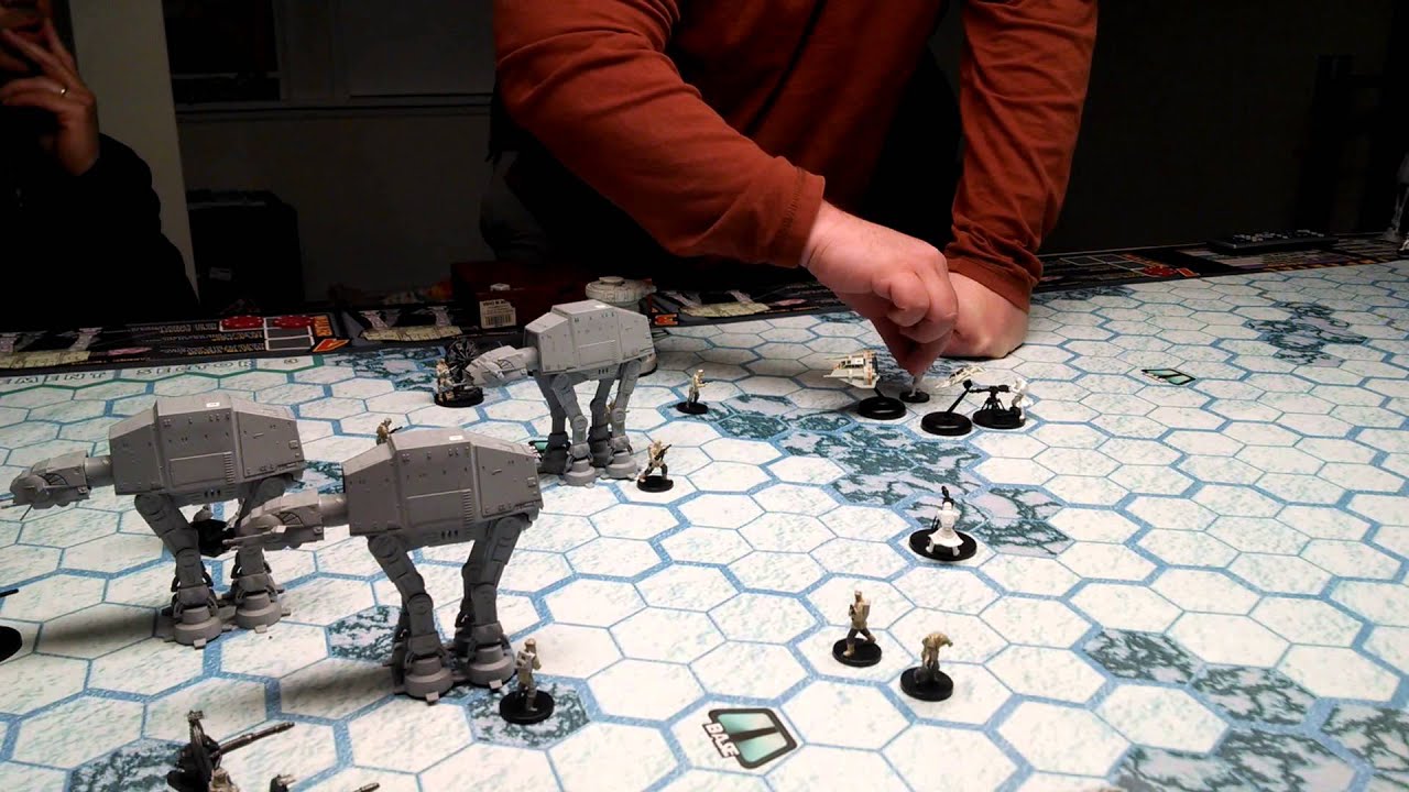 Assault on Hoth battle 1 vid 4 board game 1988 - YouTube