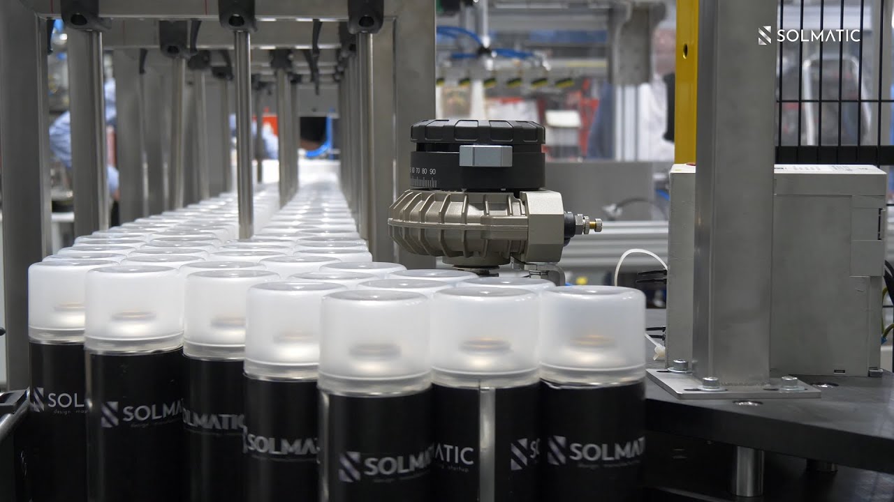 Automatyzacja pakowania aerozoli. Case study Solmatic - YouTube