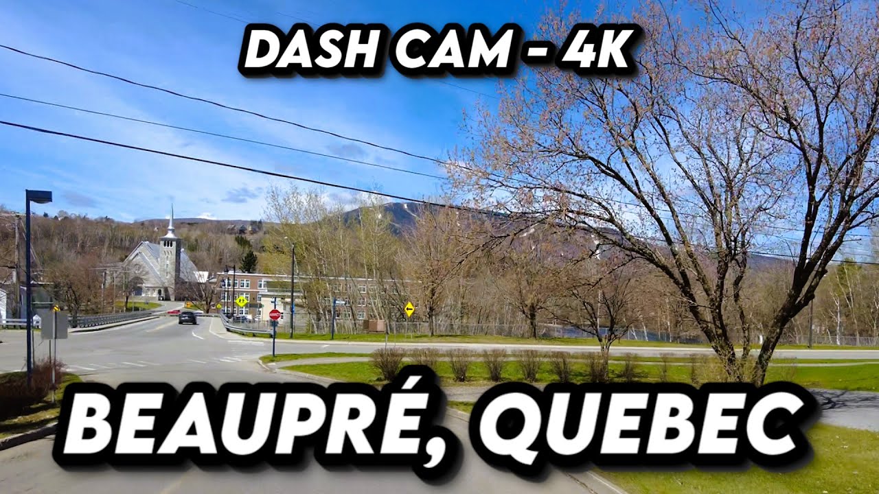 🚗 Scenic 4K Drive Through Beaupré, Quebec! 🏞️ | Explore the Beauty of ...