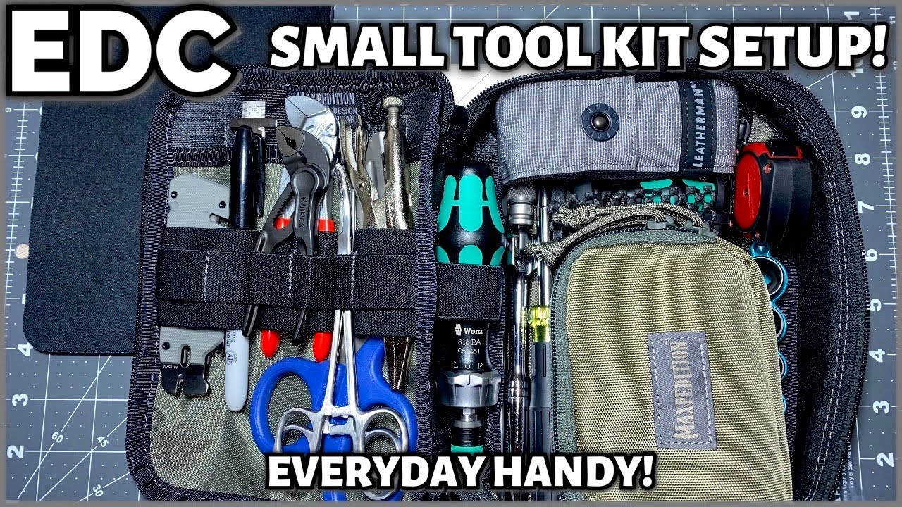 EDC - SMALL TOOL KIT - MULTIPURPOSE - HANDY - COMPACT - TOOL SET - YouTube