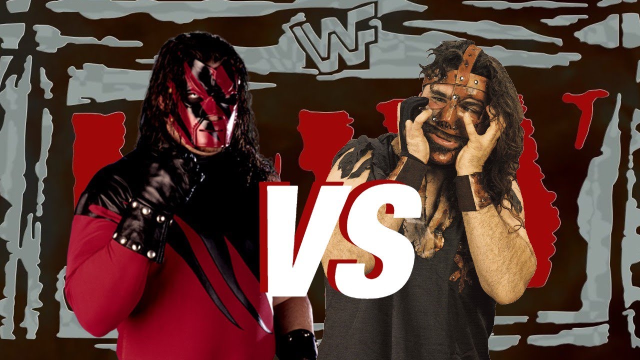 WWF War Zone Matches Kane vs Mankind - YouTube