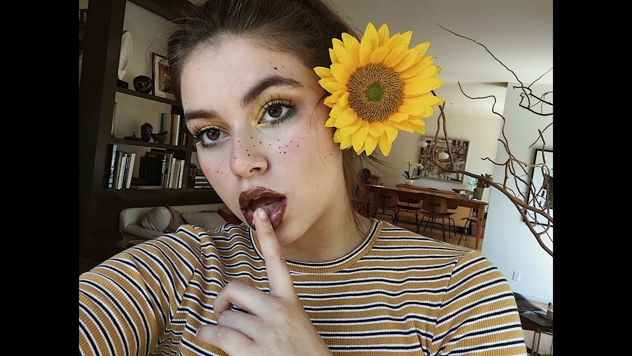 SUNFLOWER INSPIRED SUMMER MAKEUP TUTORIAL X Mymakeupbrush - YouTube