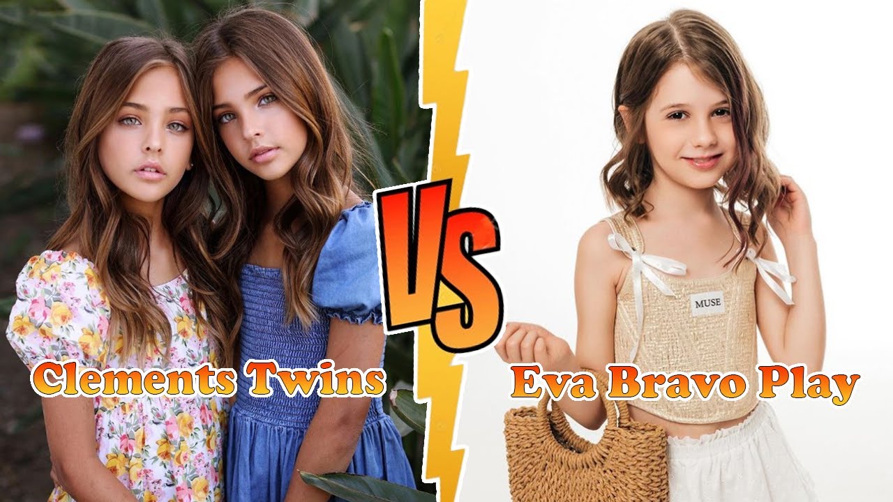 Eva Bravo Play VS Clements Twins (Ava And Leah) Transformation 👑 New ...