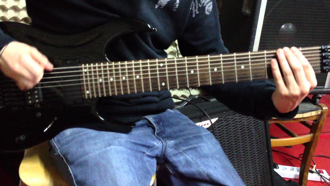 Ibanez 8 strings RGA8 w/Painkiller bareknuckle at bridge - Mark V head ...