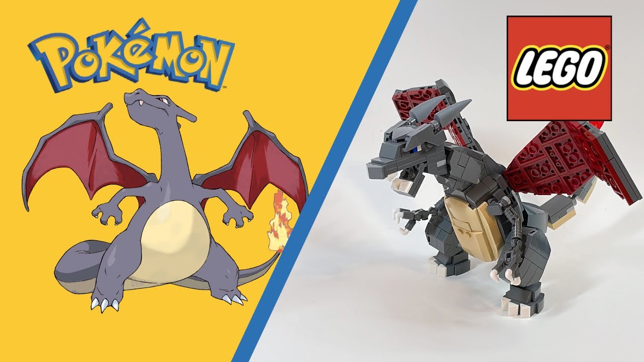 I built a LEGO Shiny Charizard | LEGO Pokemon MOC Review - YouTube