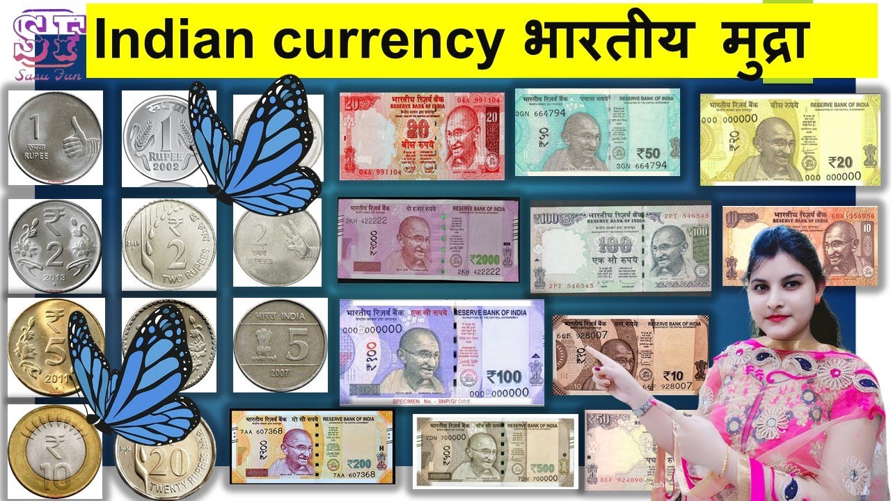 Learn Indian Currency | Indian Rupee | All Notes And Coins | Money for ...