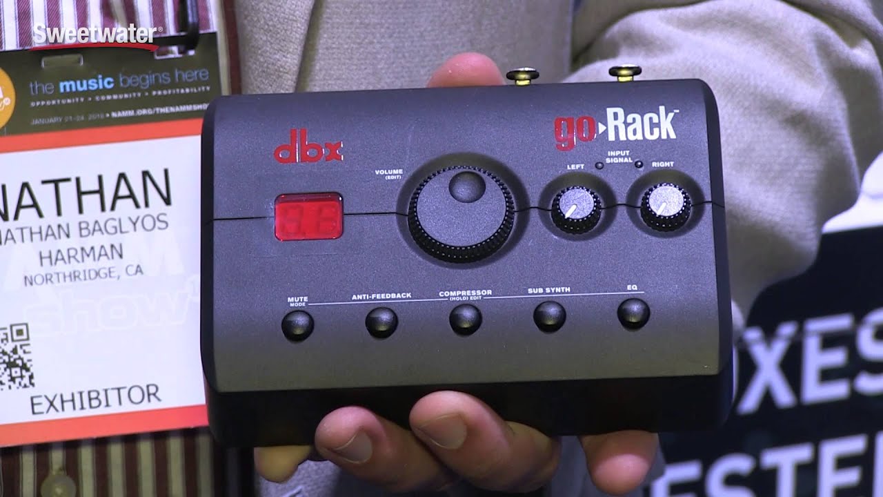 Winter NAMM 2016: dbx goRack Speaker Processor - YouTube