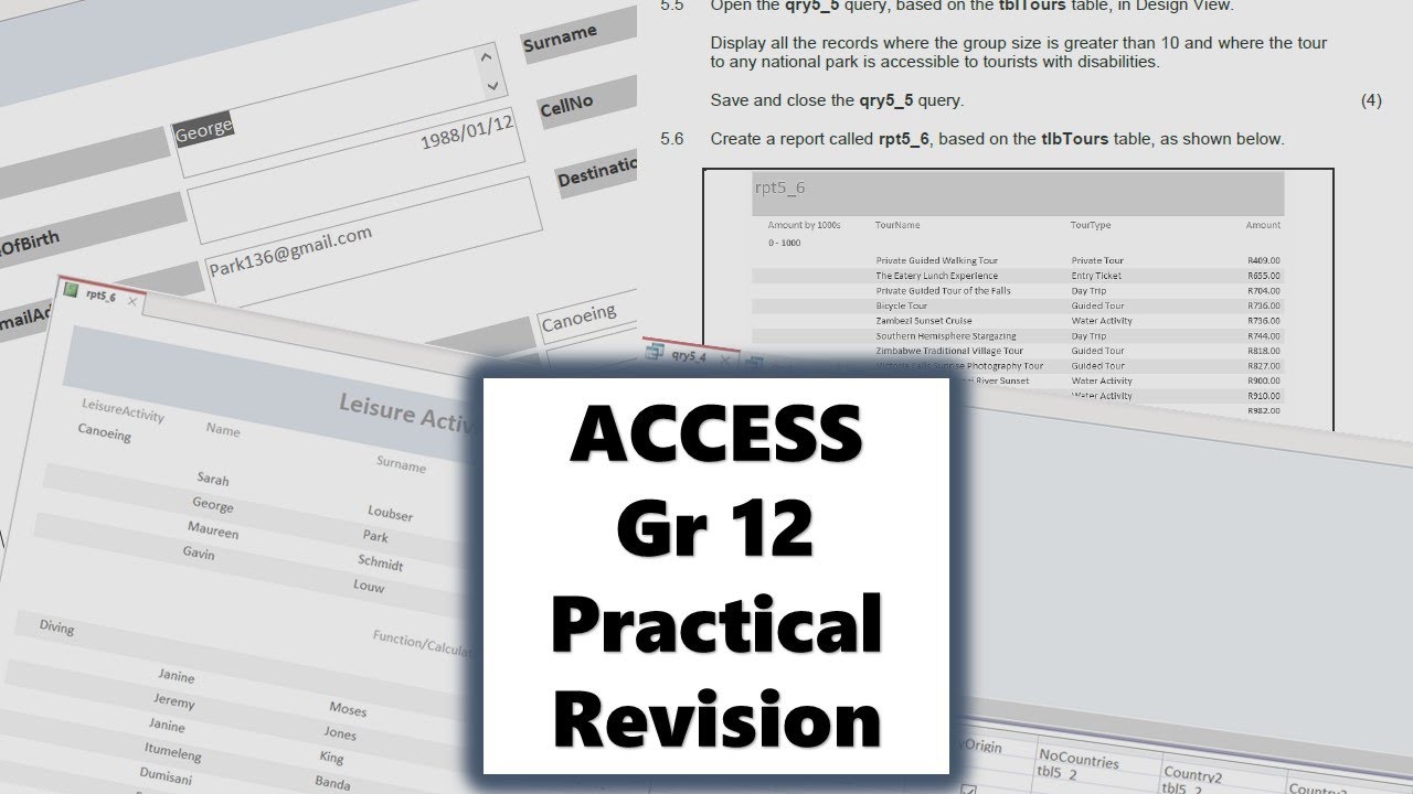 Past Papers Gr 12 - Access - Live stream - YouTube