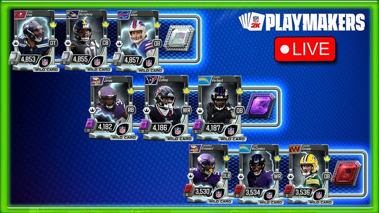 🔴 LIVE STREAM - 🏈 Dual Events, Playoff Cards, & Game Mode - NFL 2k ...