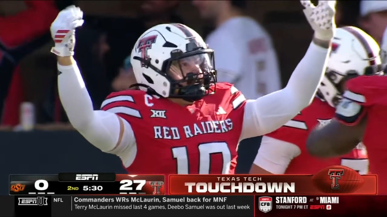 Jacob Rodriguez 2025 Regular Season Highlights | Texas Tech Red Raiders ...