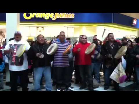 Round Dance Flash Mob Northtown Mall Spokane Wa 12/23/12