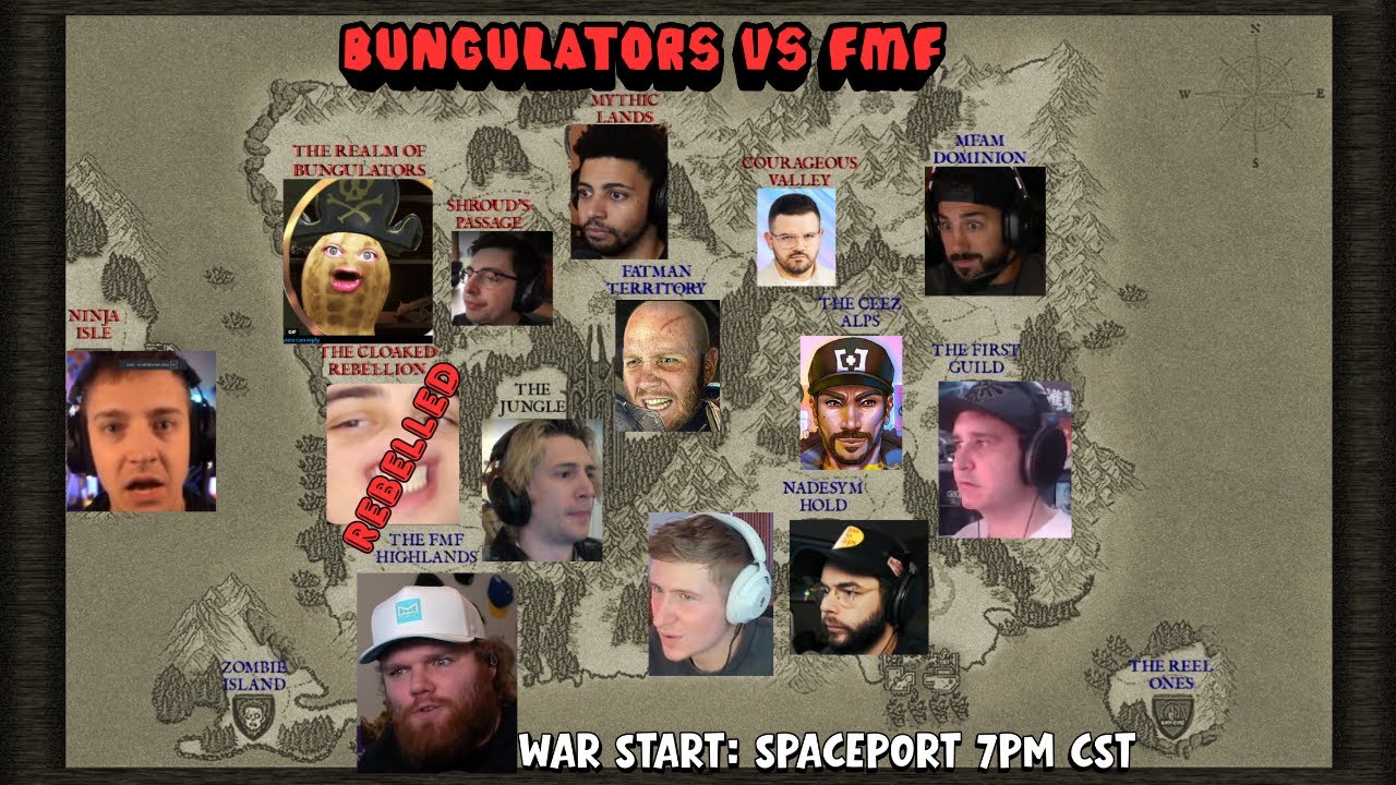 Arc Raiders Faction War - Bungulators VS FMF @ Spaceport 7PM CT ...