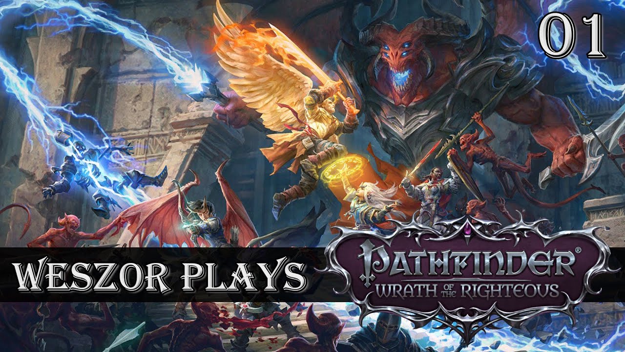 Pathfinder: Wrath of the Righteous I cast Arctic Blast - YouTube