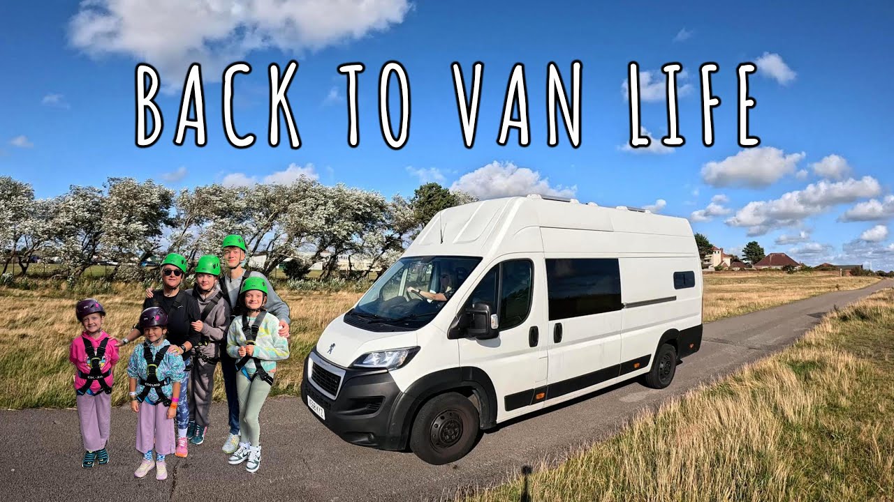 How A Family Of 7 Do Van Life - Back To Van Life - YouTube