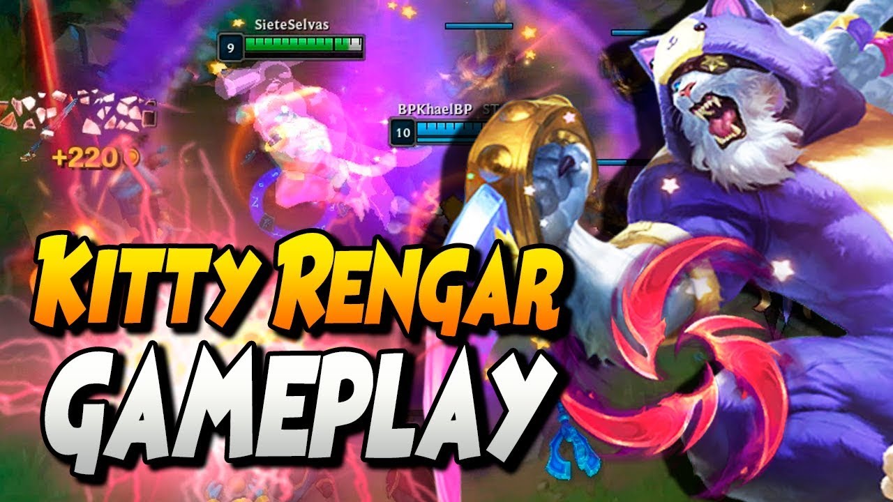 🔥PRETTY KITTY RENGAR GAMEPLAY🔥 | Los Maullidos más sensuales | LoL ...