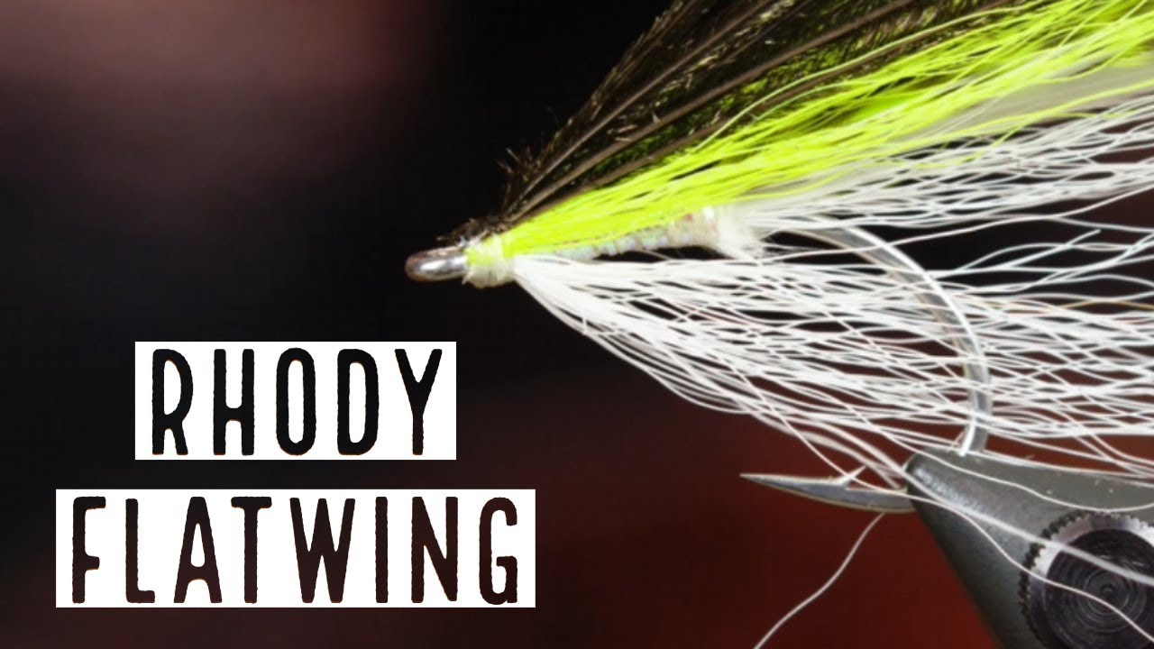 Rhody Flatwing Fly Pattern (Fly Tying Tutorial) - YouTube