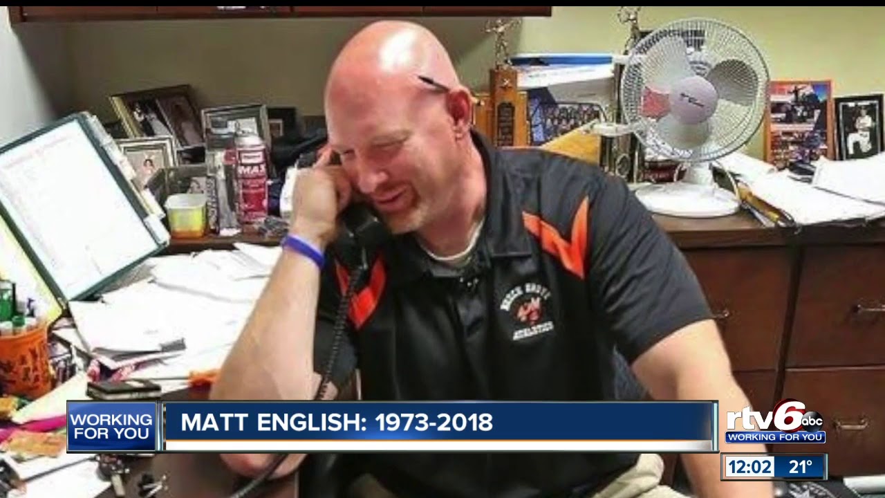 Beloved Beech Grove coach, AD Matt English dies - YouTube