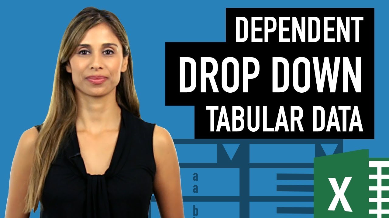 Excel Dependent Drop Down List With Tabular Data Without Named Ranges Excel Dependent Drop Down List With Tabular Data Without Named Ranges
