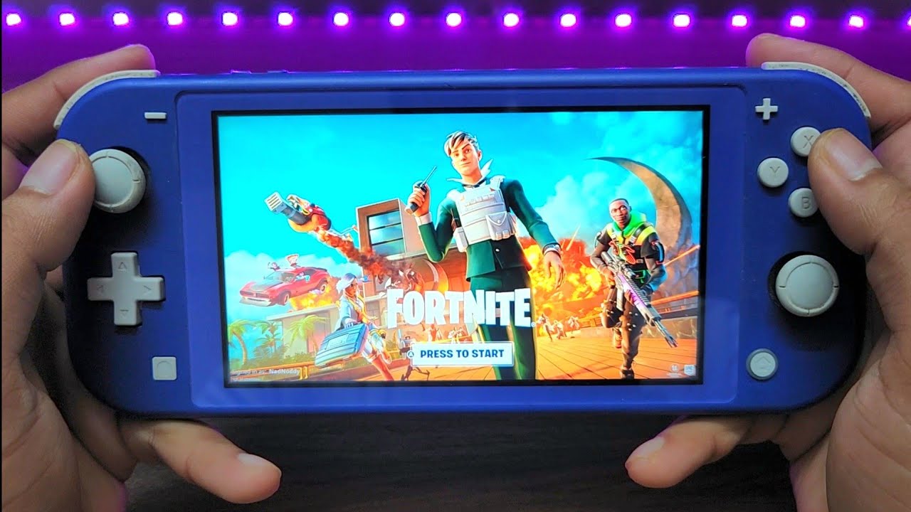 Fortnite Chapter 4 Season 4 (Nintendo Switch Lite) Runs at 30FPS 😢 ...