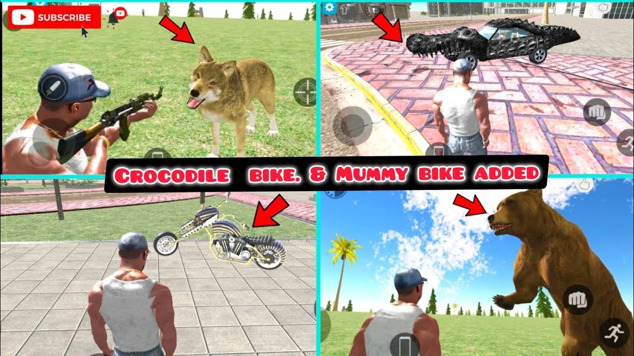 Crocodile bike and mummy bike added in Gtaindia #trending #gtaindia # ...