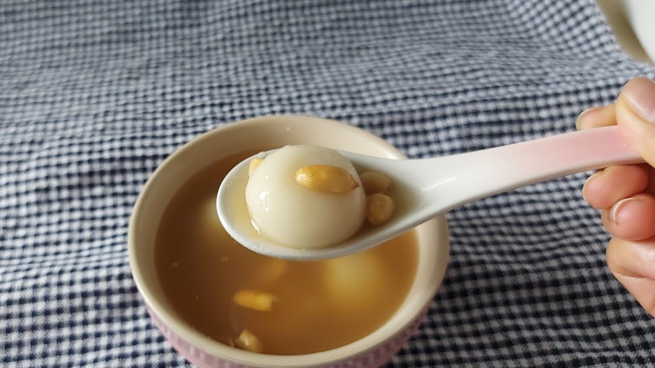 PEANUT TONG YUEN/ GLUTINOUS RICE BALL WITH GINGER SOUP | easy recipes ...