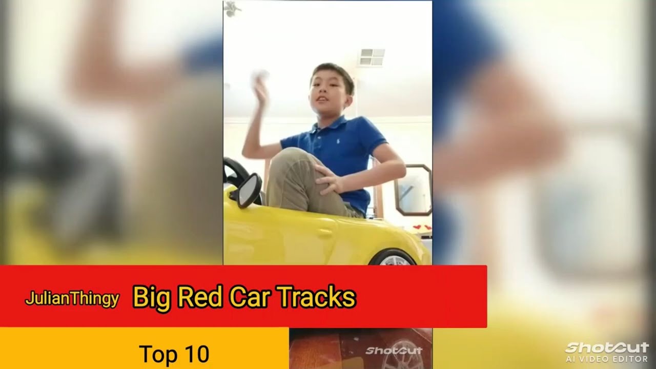 TalkerThingy | Big Red Car Tracks | Top 10 - YouTube