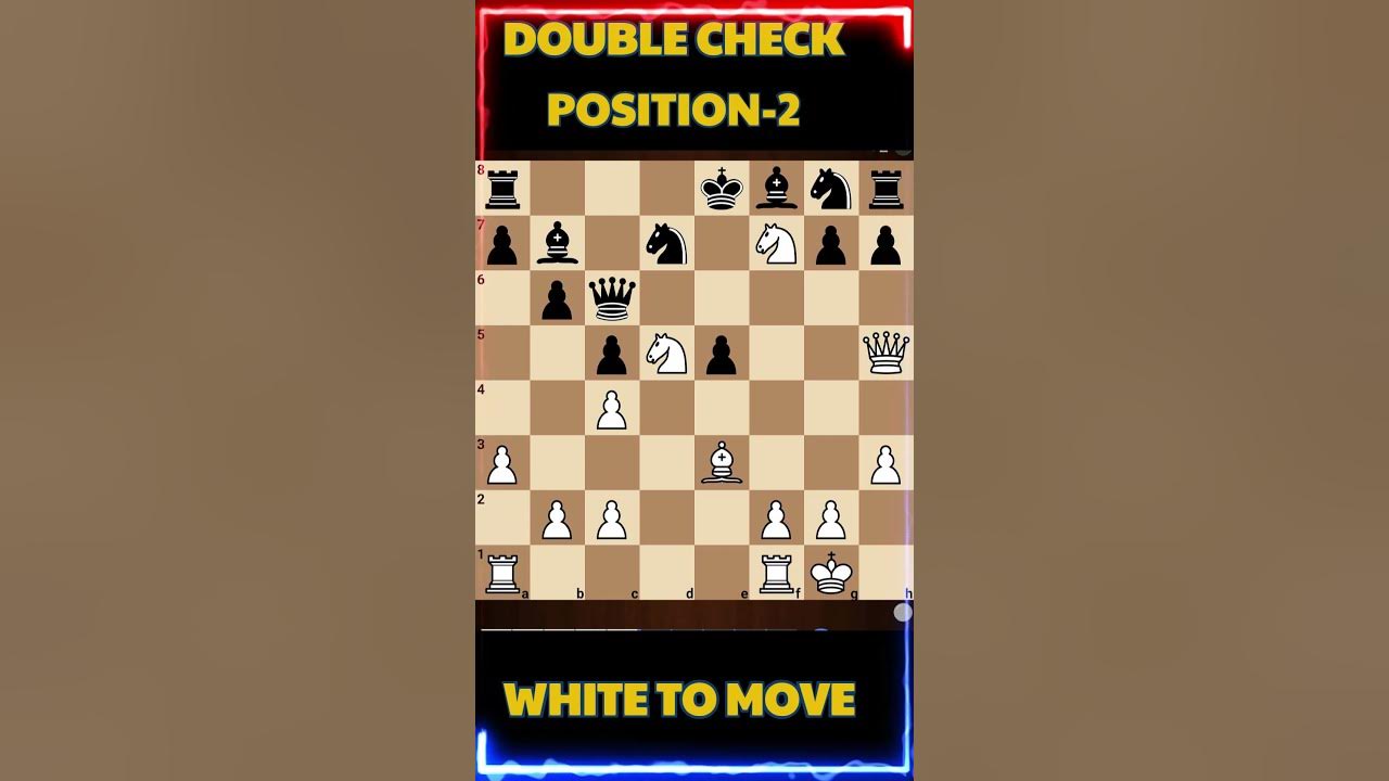 Double Check Chess Tactics #chesspuzzle #chessgame #checkmate # Chess Tactics for Double check ...